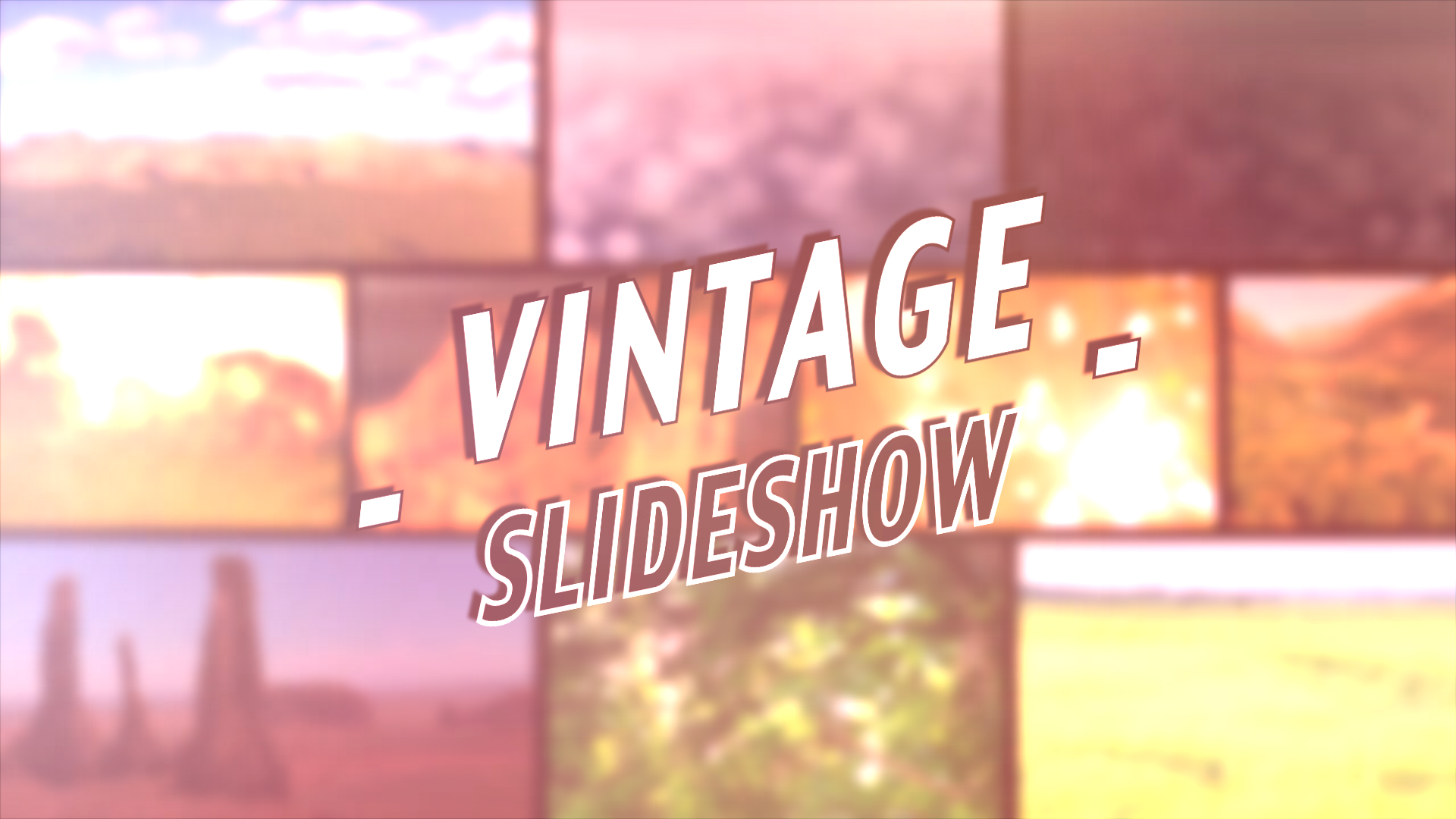 Vintage Slideshow - Apple Motion 5 Template