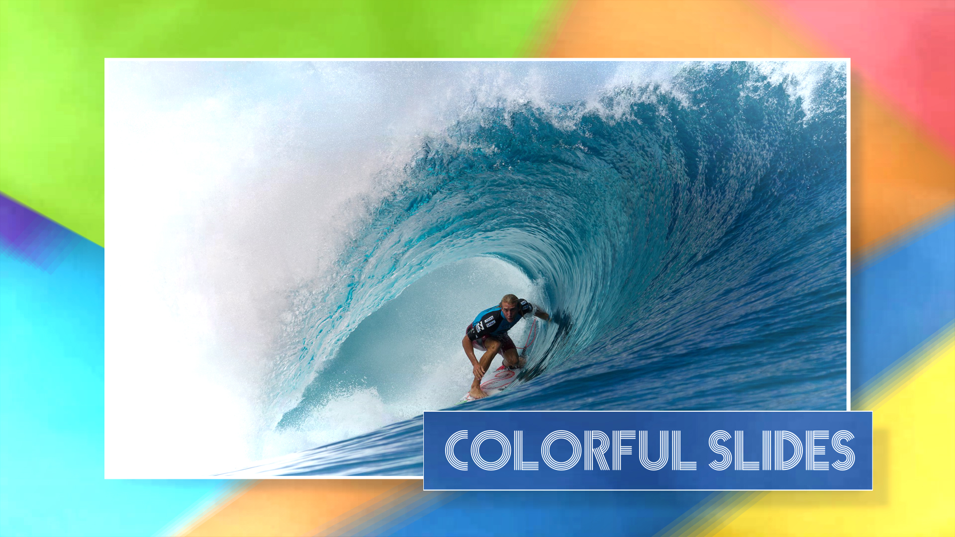 Colorful Slides - Apple Motion 5 Template