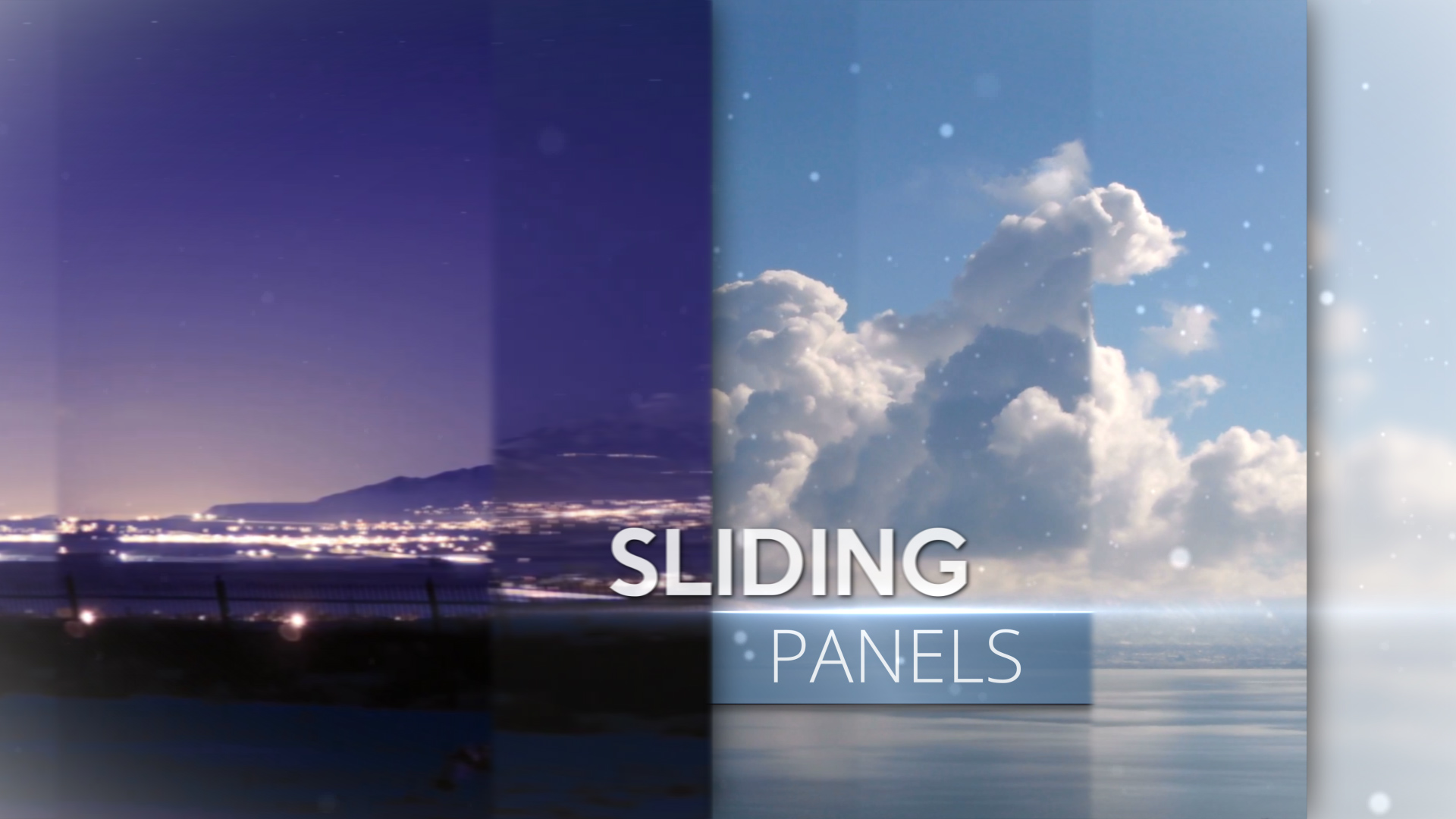Sliding Panels - Apple Motion 5 Template