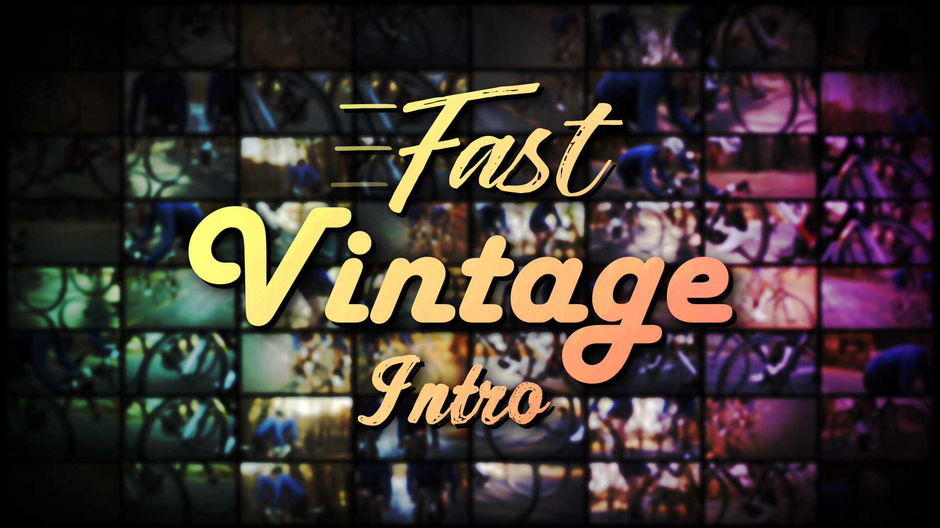 Fast Vintage Intro - Apple Motion 5 Template