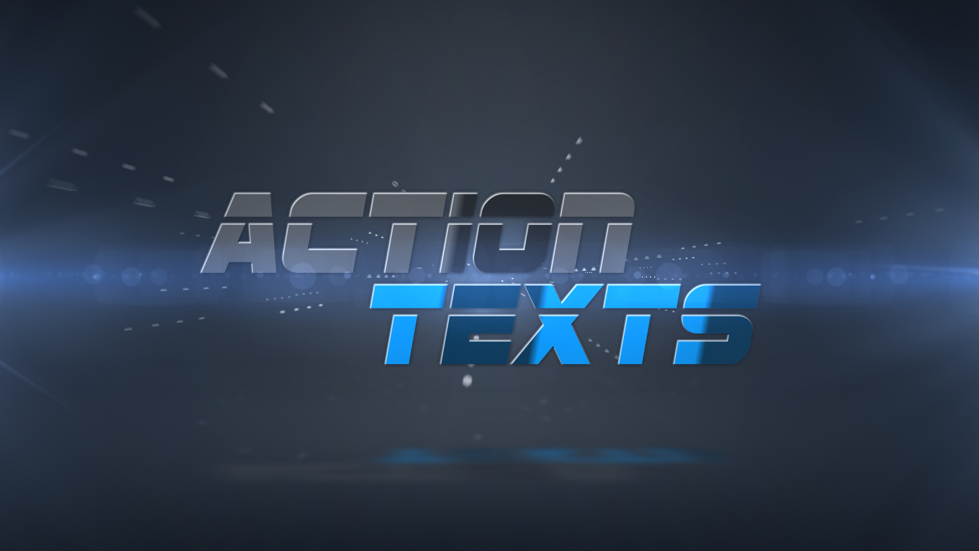 Action Texts - Apple Motion 5 Template