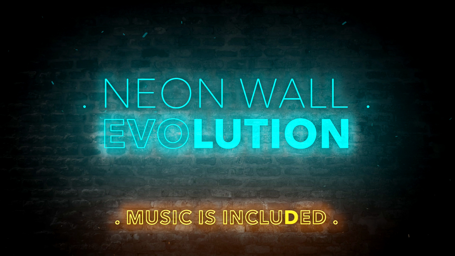 Neon Wall Evolution - Apple Motion 5 Template