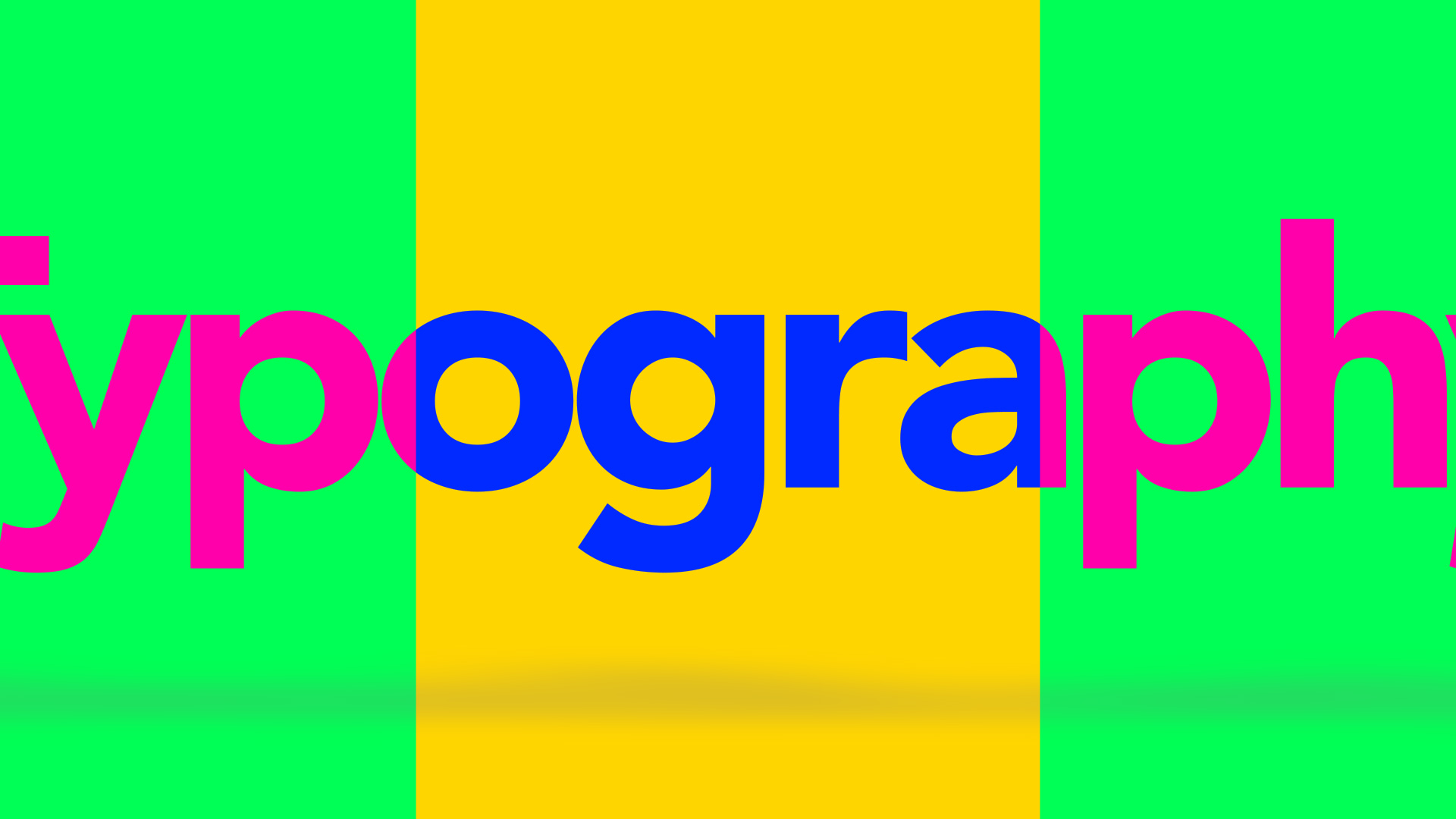 Fast Typography Colors - Apple Motion 5 Template