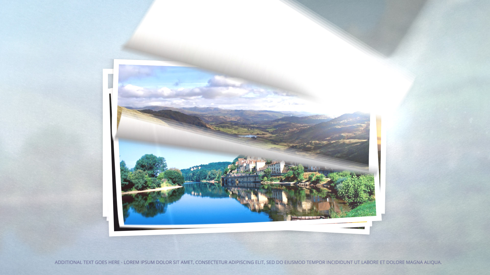 Page Flip Logo - Apple Motion 5 Template