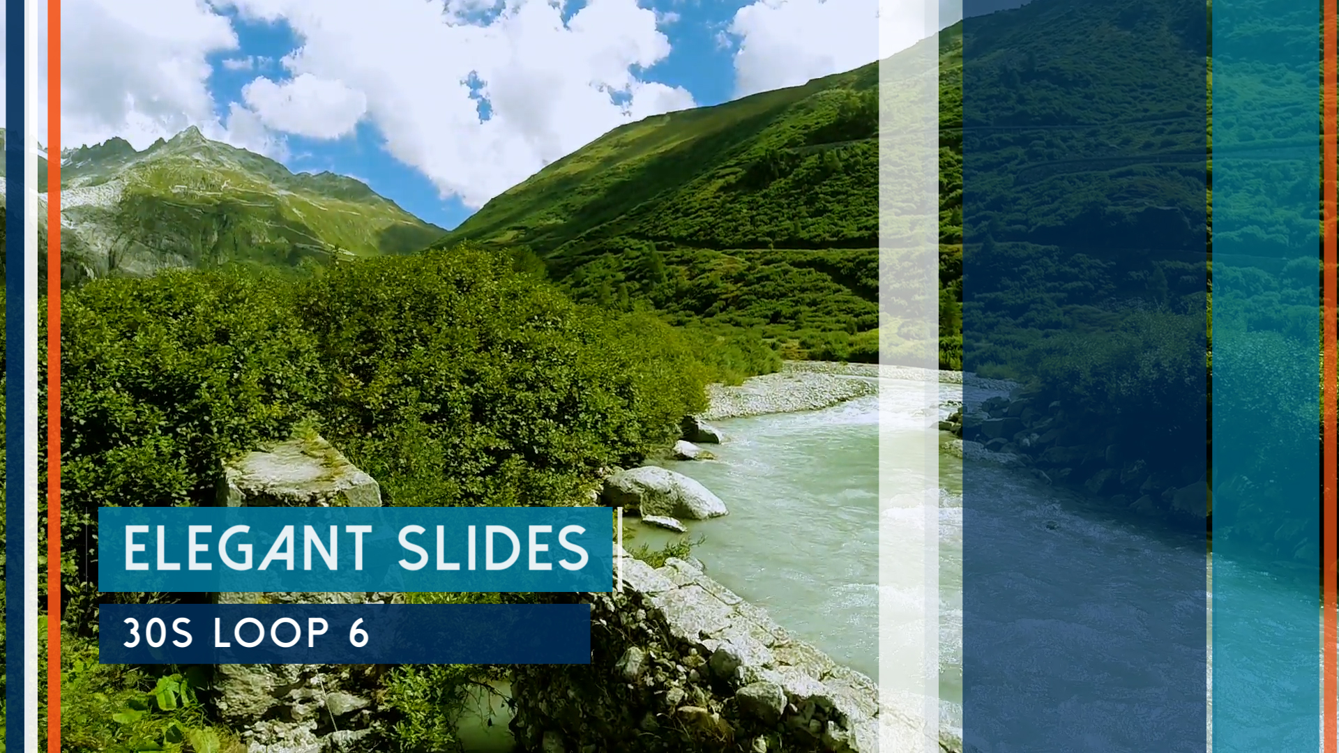Elegant Slides 30s Loop 6 - Apple Motion 5 Template