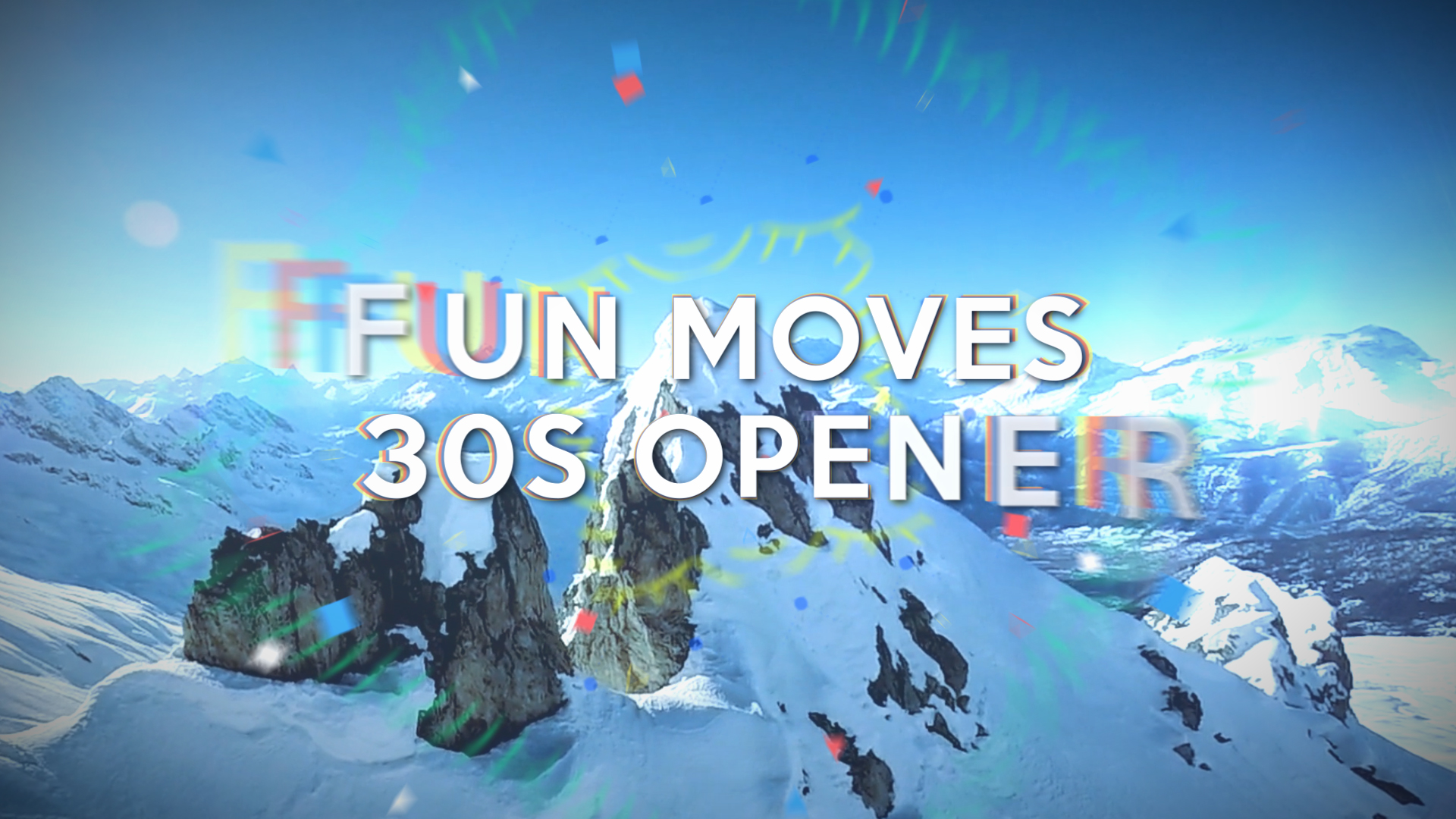 Fun Moves 30s Opener - Apple Motion 5 Template